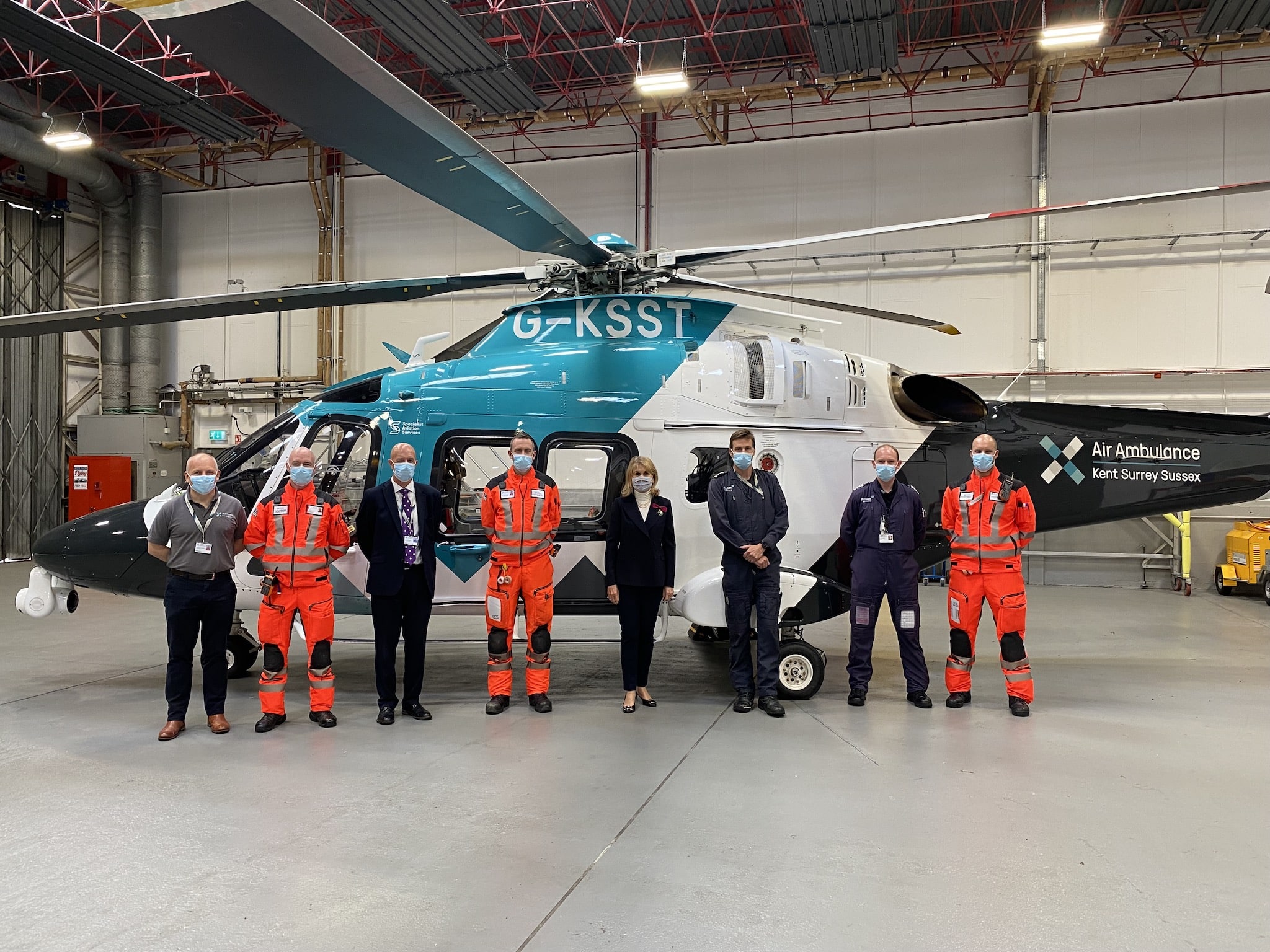 Supporting the lifesaving work of KSS - High Sheriff of Surrey