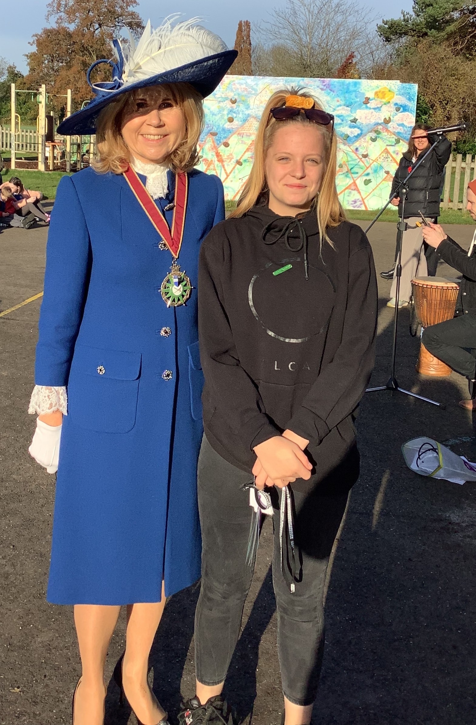 Happy visit to Gosden House School - High Sheriff of Surrey