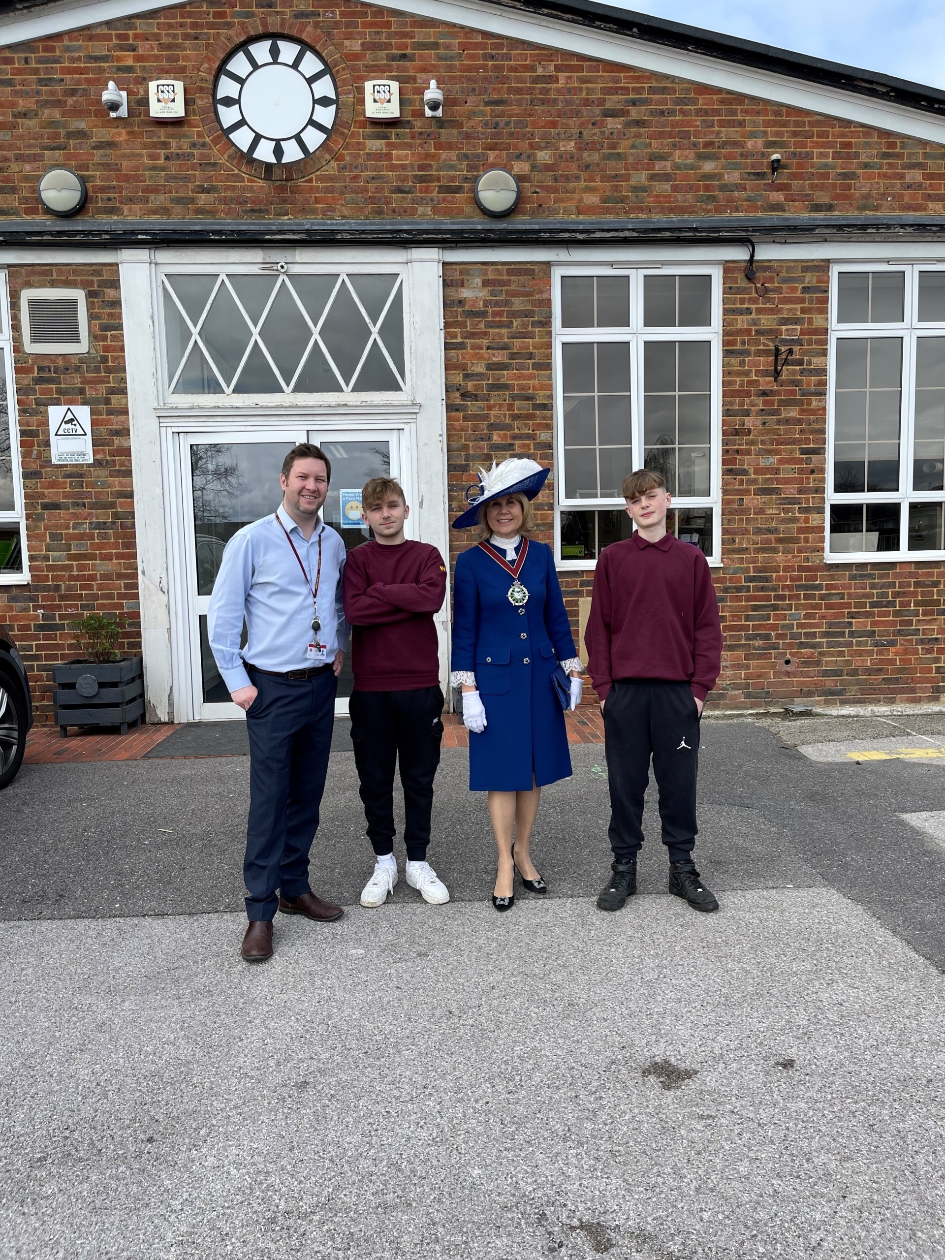 Warm welcome from Wey Valley College - High Sheriff of Surrey