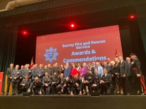 The Surrey Fire And Rescue Service Awards And Commendations - High ...