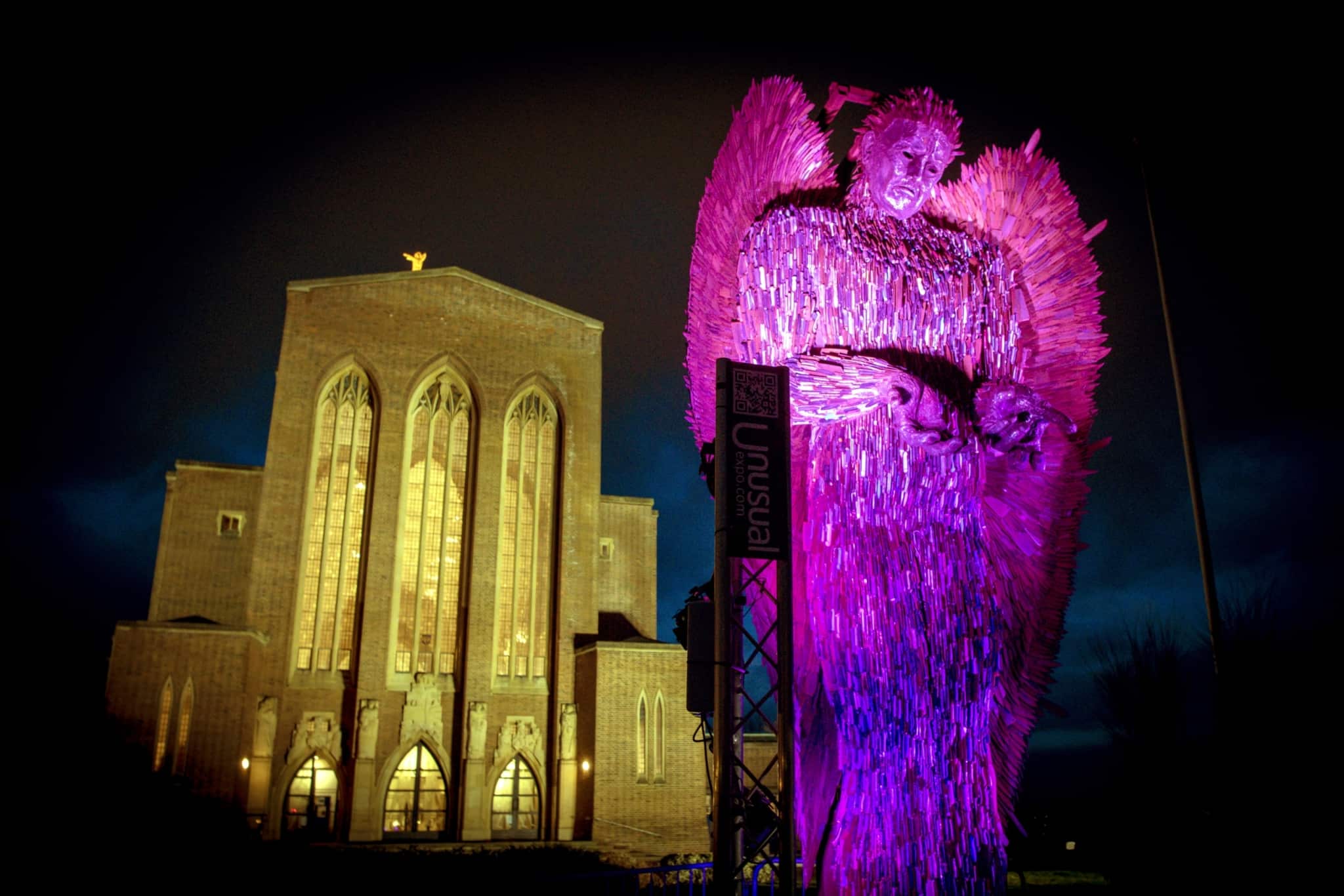 An Angel Sculpted To Stop Violent Crimes - High Sheriff of Surrey