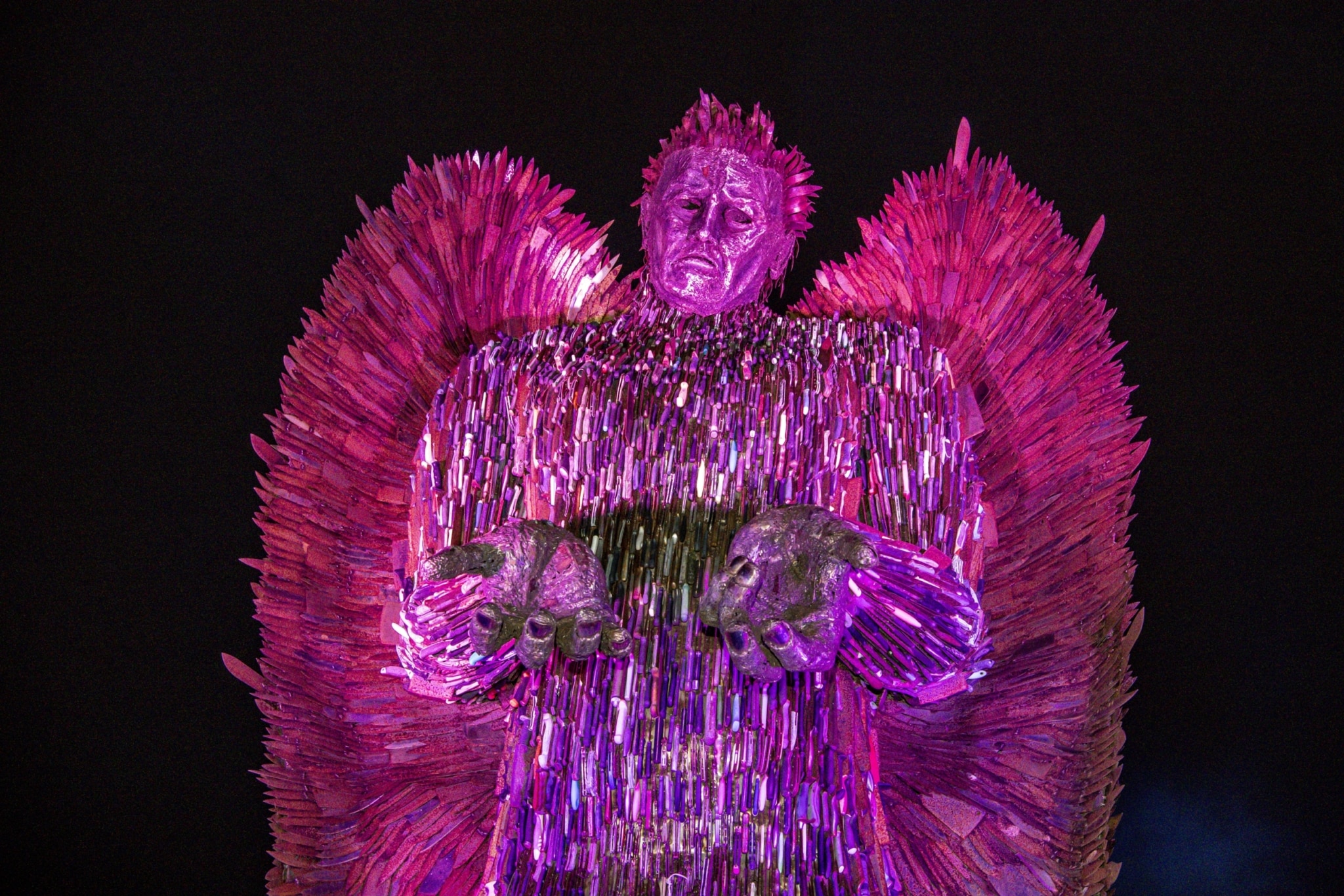 An Angel Sculpted To Stop Violent Crimes - High Sheriff of Surrey