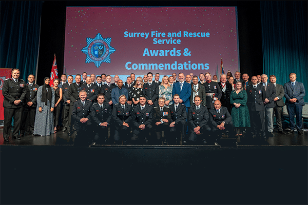Surrey Fire & Rescue Service Annual Awards. - High Sheriff of Surrey
