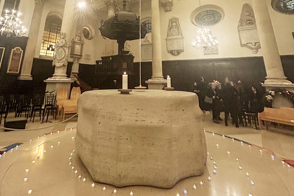 Amazing Altar piece at the St. Stephen Wallbrook - High Sheriff of Surrey