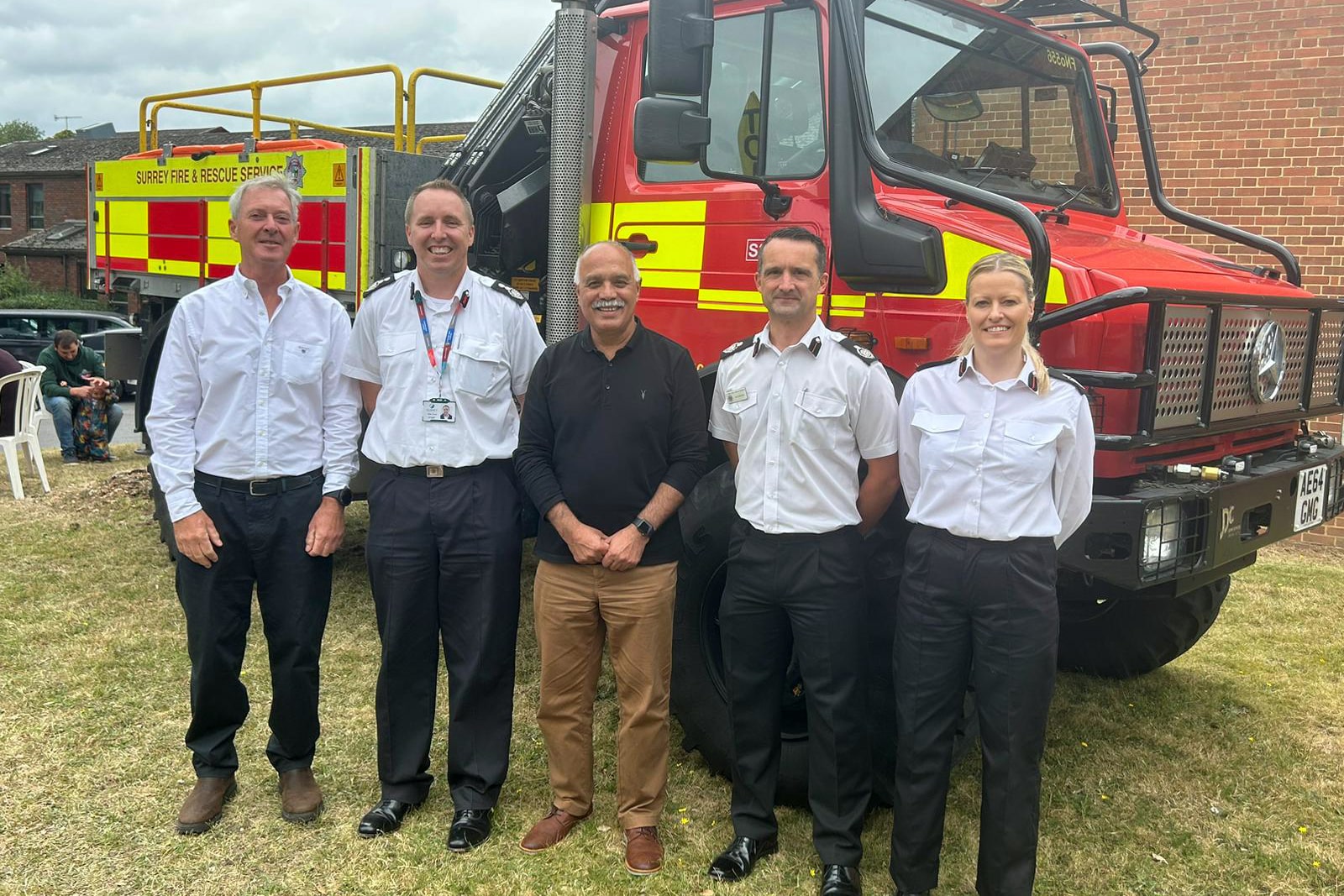 Open Day at Reigate Fire Station - High Sheriff of Surrey