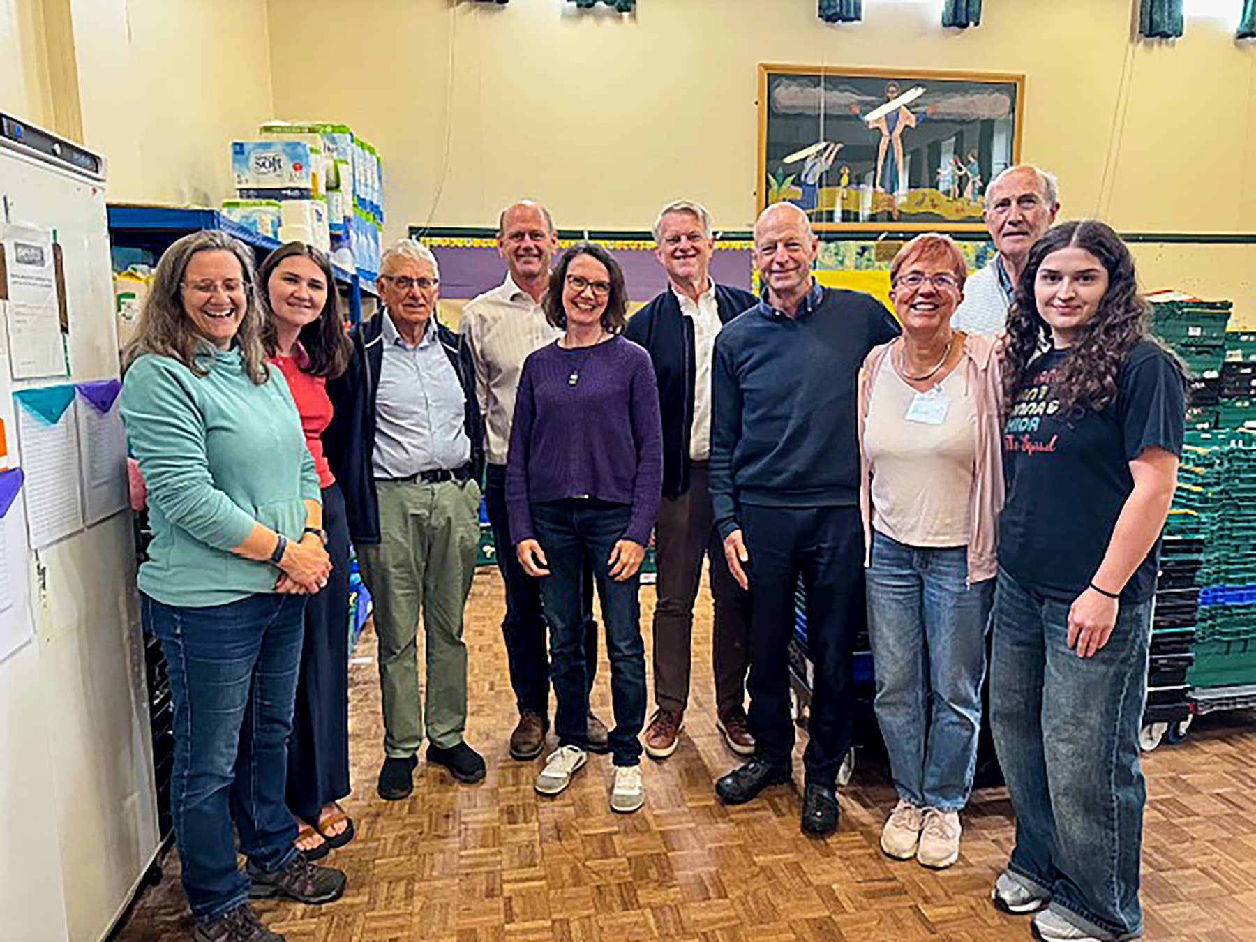 A Visit to North Guildford Food Bank During National Volunteers Week ...