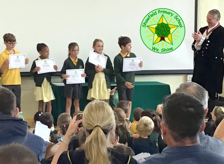 Shawfield Primary School - 'Shine Points Awards'. - High Sheriff of Surrey